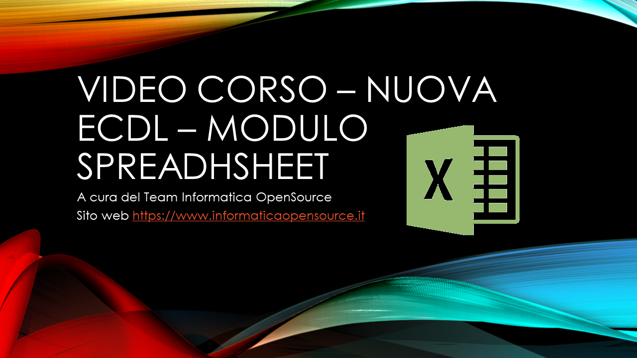 Nuova Ecdl Modulo Spreadsheet Blog Di Informatica Del Prof