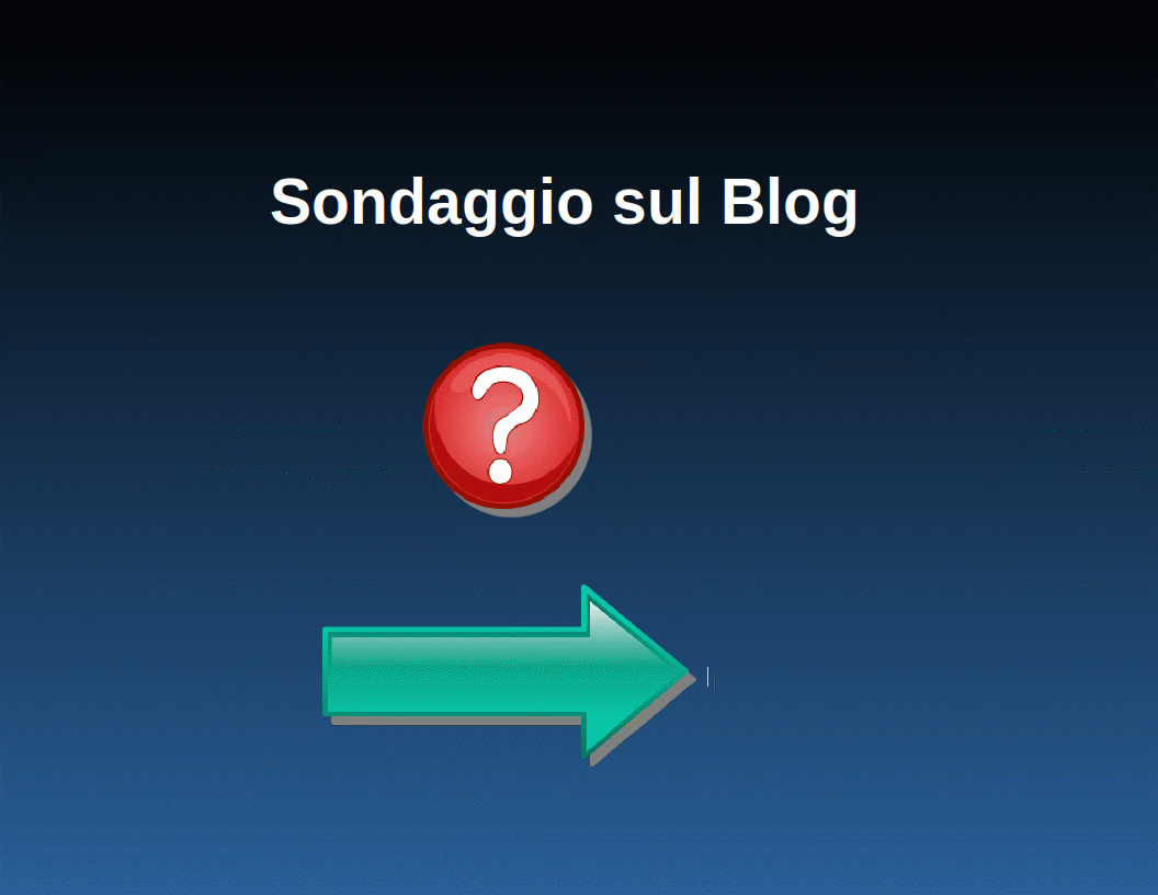Sondaggio su blog - Blog di Informatica del Prof. Giuseppe Sportelli